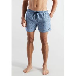 Bugatti Badeshorts Amalfi in blau-mittel-Streifen | Gr.: 8