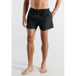 Bugatti Badeshorts Amalfi in schwarz-dunkel-uni | Gr.: XL