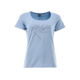OS-Trachten T-Shirt Zorino in hellblau/bleu | Gr.: L