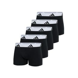 Adidas Boxershort 5er Pack in Schwarz/Wei&szlig; | Gr.: L