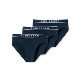 Schiesser Slip 3er Pack in Blau | Gr.: M