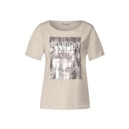 Street One T-Shirt in smooth stone sand | Gr.: 42