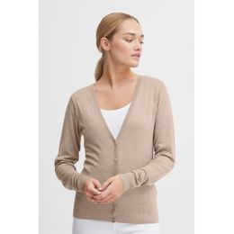 oxmo Strickjacke OXHelene in Beige | Gr.: L