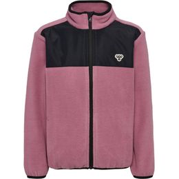 Hummel Rei&szlig;verschluss Jacke Hmljr Fleece Kinder in DUSKY ORCHID | Gr.: 104