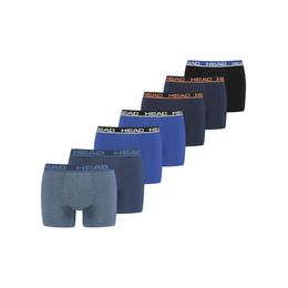 Head Boxershort 7er Pack in Blau/Schwarz/Orange | Gr.: L