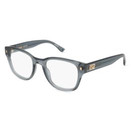 Dsquared2 D2 0065 Brille Herren | Fassung: Vollrand, Quadratisch, Grau Transparent