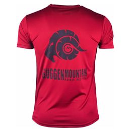 GUGGEN Mountain Funktionsshirt Uni in Rot | Gr.: S