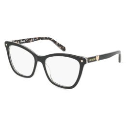 Love Moschino MOL593 Brille Damen | Fassung: Vollrand, Cat Eye, Schwarz