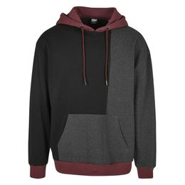 Urban Classics Sweat & Fleece - Hoody in black/charcoal | Gr.: S