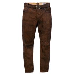 Edelnice Lederhose in dunkelbraun | Gr.: 60