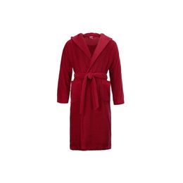 M&ouml;ve M&ouml;ve Superwuschel Bademantel mit Kapuze in ruby | Gr.: XS