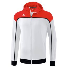 Kinder Change By Erima Trainingsjacke mit Kapuze in wei&szlig;/rot/schwarz | Gr.: 152