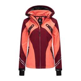 Rock Creek Softshelljacke in Weinrot | Gr.: M