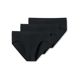 Schiesser Slip 3er Pack in Schwarz | Gr.: 4