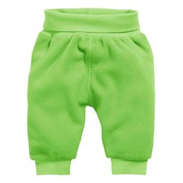 Schnizler Baby Pumphose Fleece mit Strickbund in Gr&uuml;n | Gr.: 86