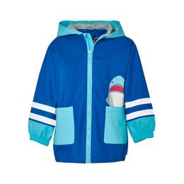 Playshoes Regen-Mantel Hai in Blau | Gr.: 86