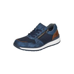 Rieker Sportliche Schn&uuml;rschuhe in Blau | Gr.: 45