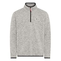 MAN'S WORLD Man's World Fleecepullover in grau meliert | Gr.: L