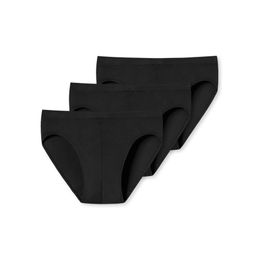 uncover by Schiesser Slip 3er Pack in Schwarz | Gr.: M