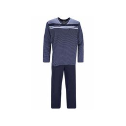 Hajo Pyjama in Blau | Gr.: XXL