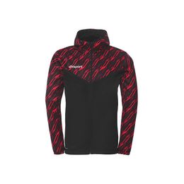 Uhlsport Trainingsjacke Progressive 28 Multi Hood in schwarz/rot | Gr.: 3XL