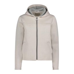 AMBER & JUNE Amber & June Zip-Up Hoodie female Beige size 42