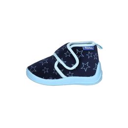 Playshoes Hausschuh Pastell in Marine | Gr.: 18/19
