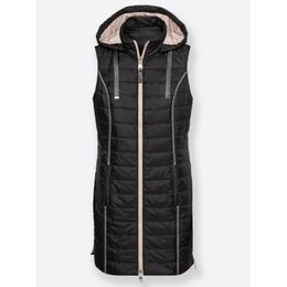 WITT WEIDEN Longweste in schwarz | Gr.: 46
