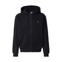 Volcom Zip-Up Hoodie 'SINGLE STONE' male Black size L