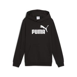 Puma Zip-Up Hoodie 'ESS No. 1' boy Black size 152