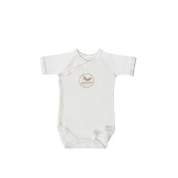 Petit Amour Babybody "Alex" f&uuml;r Fr&uuml;hchen, Kurzarm in Creme | Gr.: 46