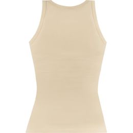 Janice 2 x Damen Top hochgeschlossen Nauta in Beige | Gr.: M/L