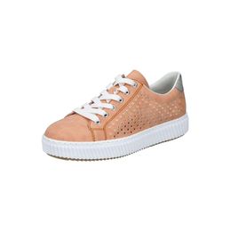 Rieker Sportliche Schn&uuml;rschuhe in Orange | Gr.: 39