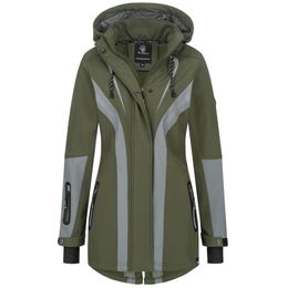 Rock Creek Softshelljacke in Dunkelgr&uuml;n | Gr.: L