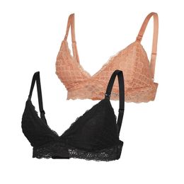 MAMALICIOUS Bra 'Sidsel' female Orange, Black size L