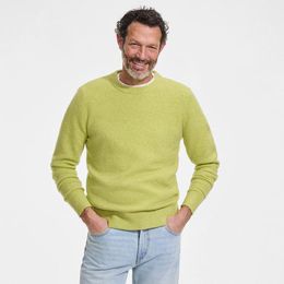 LANDS' END Wool Touch Rundhals-Pullover, Herren,  Gr&uuml;n, Wolle/Polyester/Nylon, by Lands' End