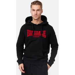 Lonsdale Hoodie "Hooded One Tone" in Schwarz | Gr.: XXL