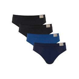 Sloggi Slip 4er Pack in Schwarz/Blau | Gr.: L
