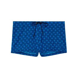 HOM Badeshorts Swim Shorts Trinacria in navy print | Gr.: S