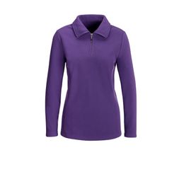 Sieh an! Fleece-Shirt in lila | Gr.: 56