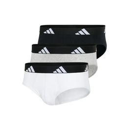 Adidas Slip 3er Pack in Schwarz/Wei&szlig;/Grau | Gr.: L