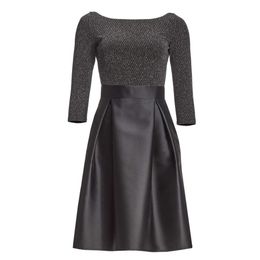 Swing Cocktailkleid in schwarz silber - 0001 | Gr.: 36
