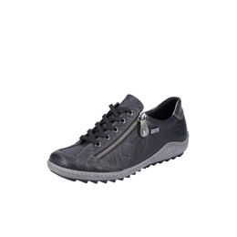 Remonte Lowtop-Sneaker in schwarz/altsilber/schwarz | Gr.: 42