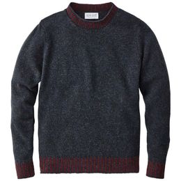 Erib&eacute; Erib&eacute; Herren-Strickpullover XL Schwarz-Rot
