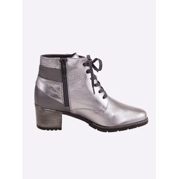 Heine Schn&uuml;rstiefelette in silbergrau | Gr.: 38