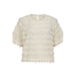 Co'Couture Co'couture Top TriangleCC SS in Off white | Gr.: XS