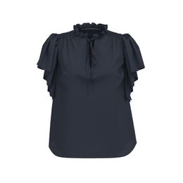 Co'Couture Co'couture Top HeraCC SS Frill in Ink | Gr.: L
