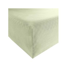 Formesse Spannbettlaken Bella Donna in lindgr&uuml;n | Gr.: 140x190 cm - 160x220 cm