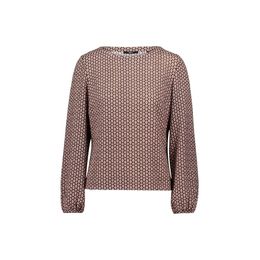 Zero Bluse mit grafischem Print in CreamBrown | Gr.: 40