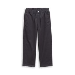 Tom Tailor Jungen Loose Fit Chino Hose, grau, Uni, Gr. 98